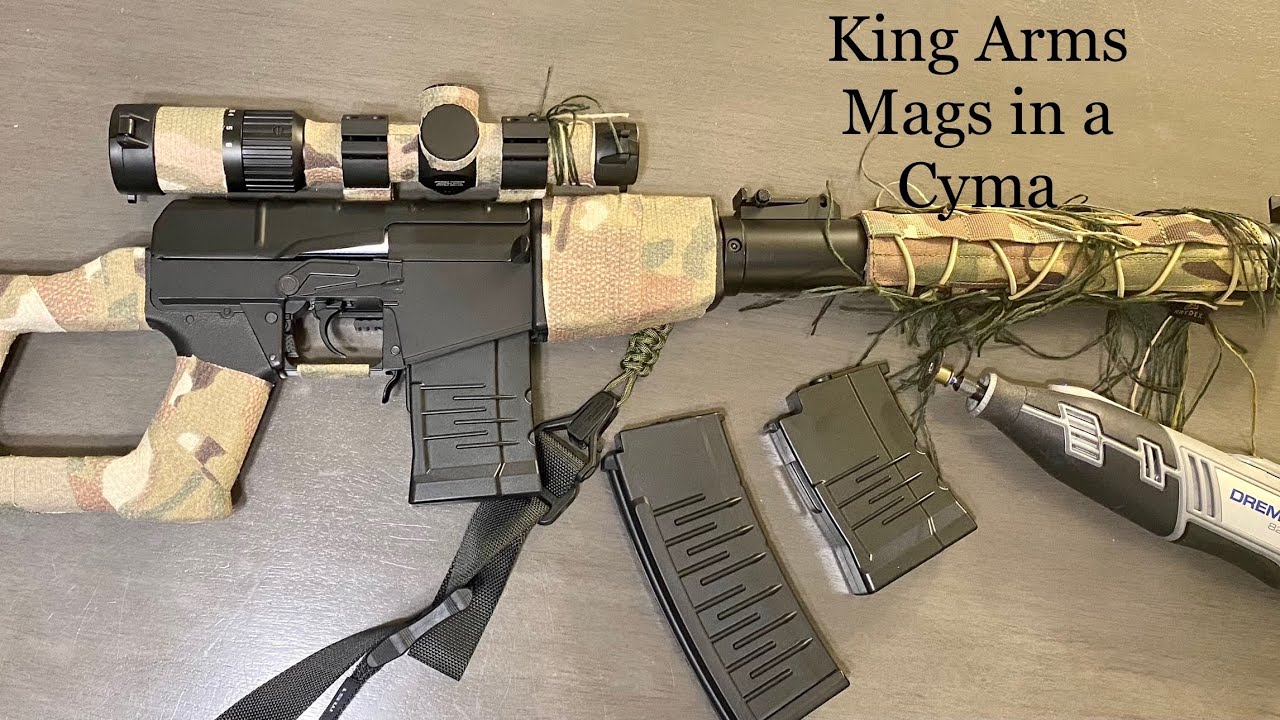Cyma CM.099 With King Arms Mid Cap Magazine How to Tutorial - YouTube