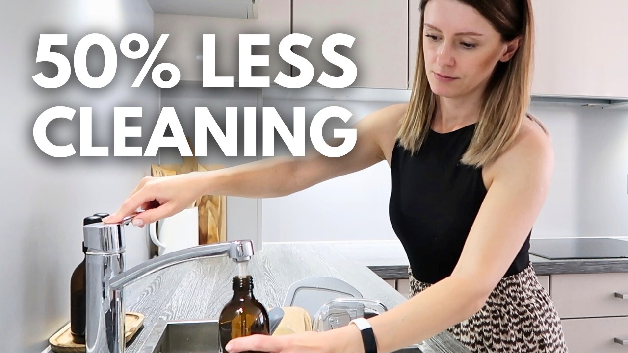Minimalist Cleaning Routine for 50% LESS CLEANING 🧽 Simple Cleaning ...