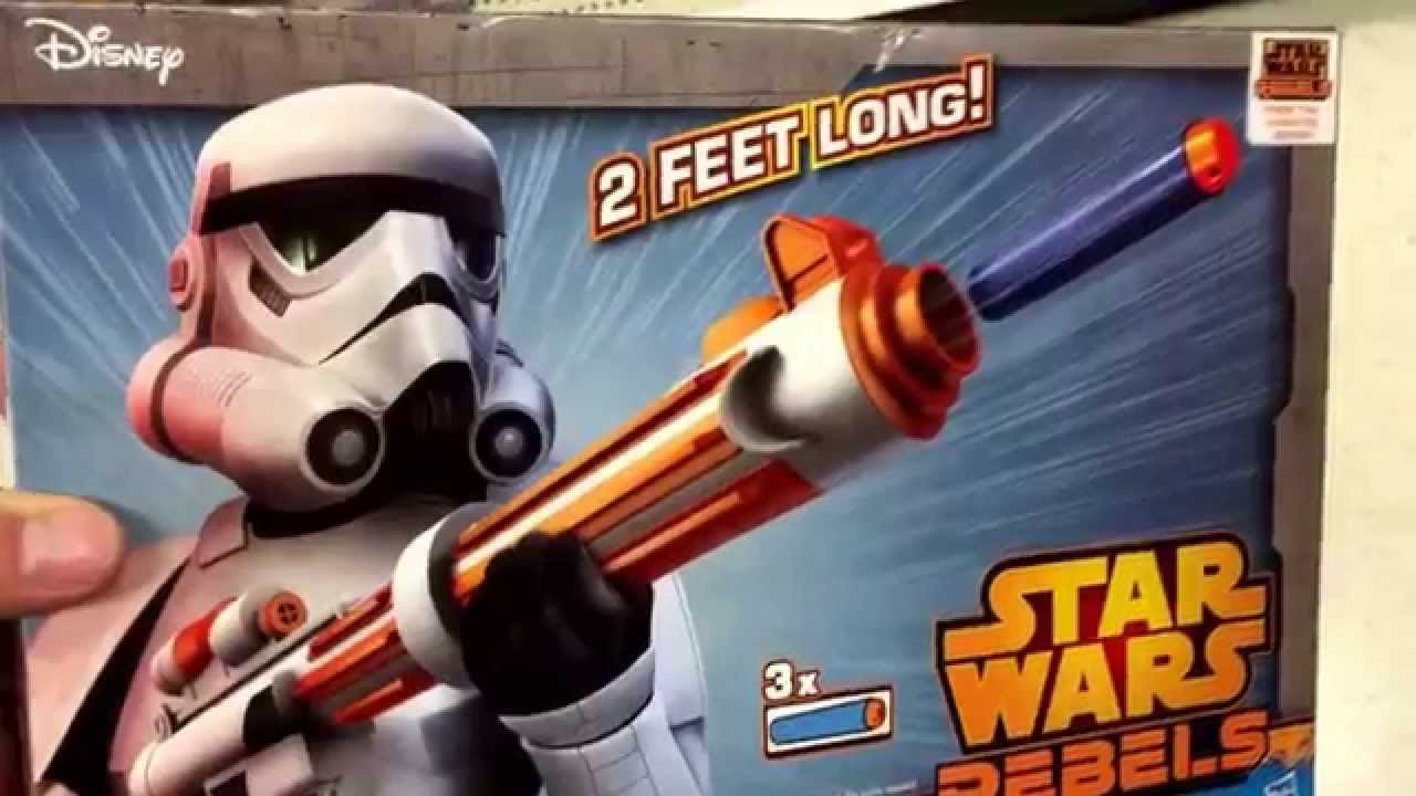Star Wars Blaster by Nerf Unboxing: The Force Awakens - YouTube