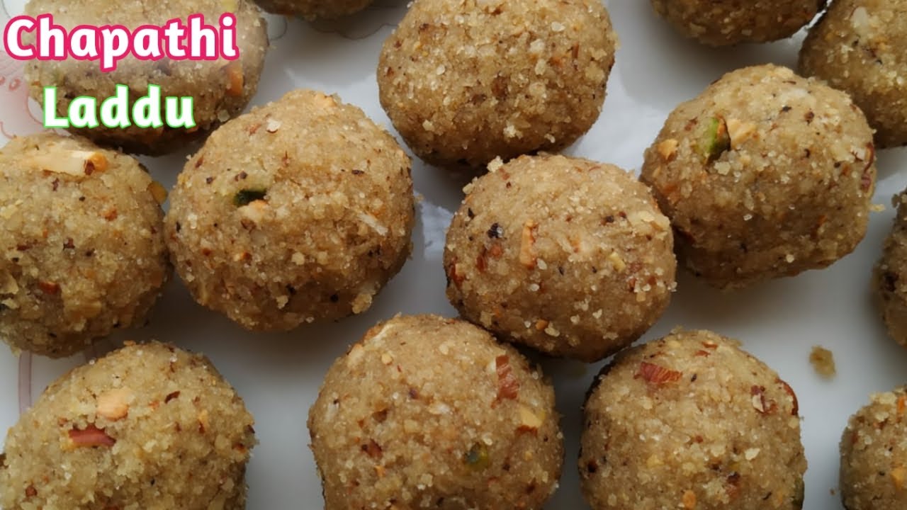 Chapathi Laddu Recipe In Telugu//Godhuma Pindi Laddu Preparation In ...