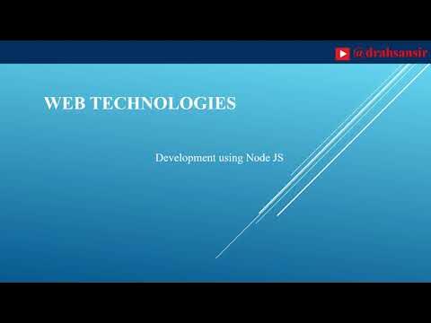 Development using Node JS - YouTube