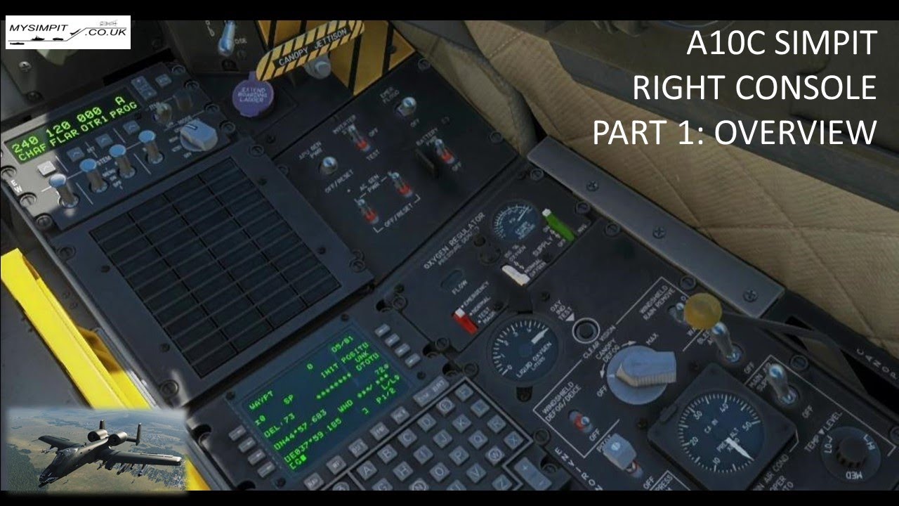 Simpit A10c Right Console Part 1 Overview Youtube