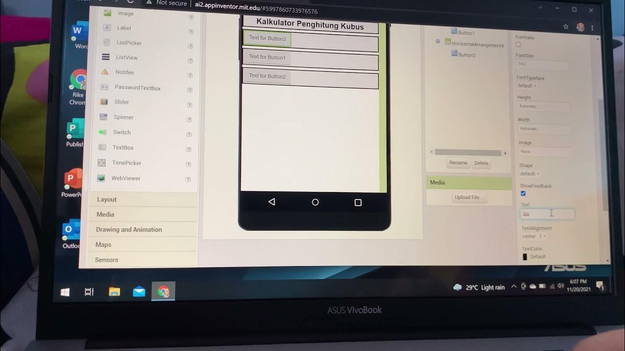 Cara Membuat Aplikasi Kalkulator Menggunakan MIT APP INVENTOR - YouTube