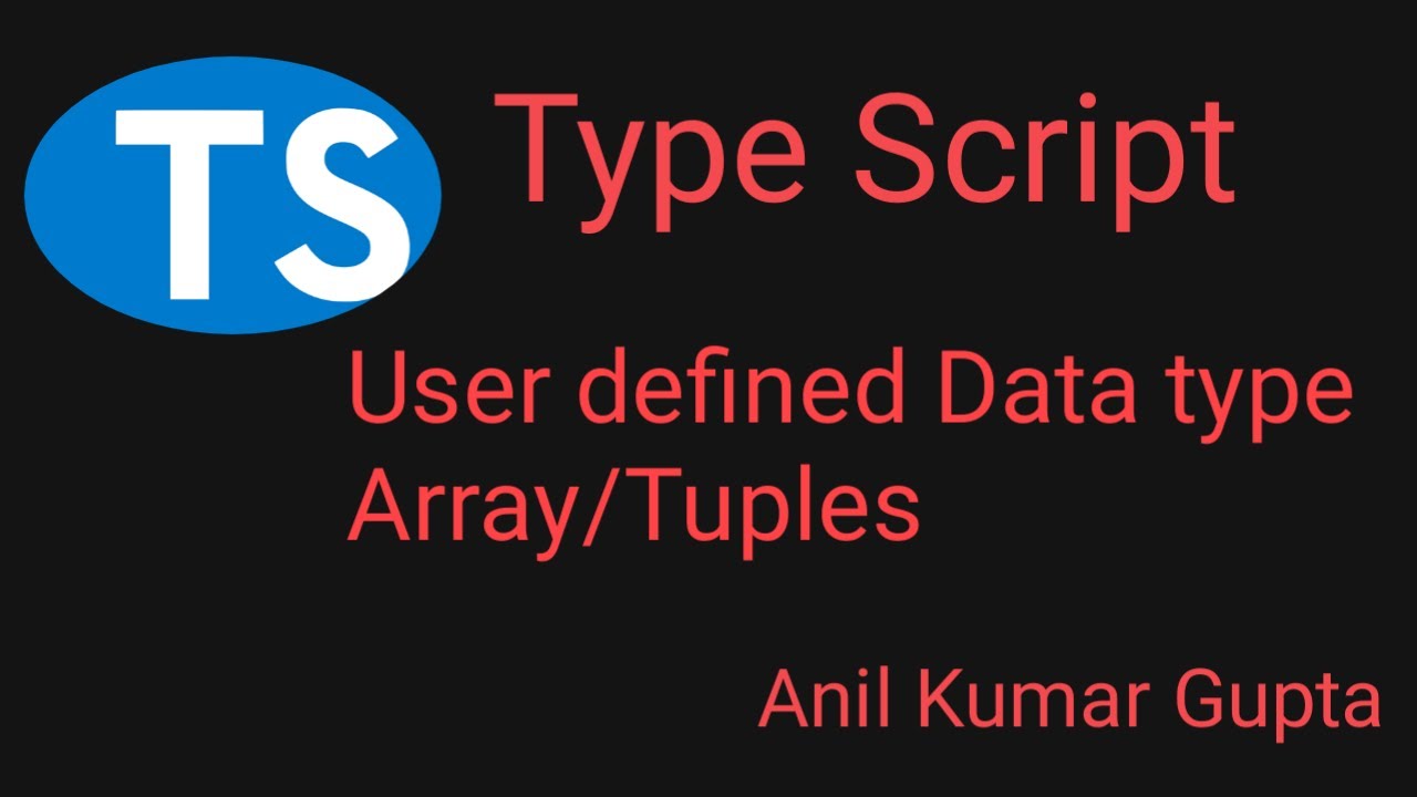 User Defined Data Types In Typescript Youtube