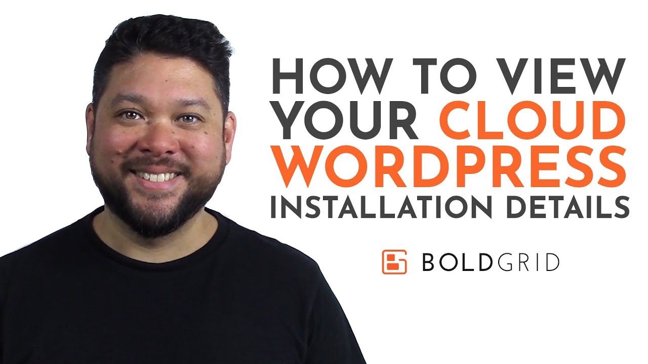 How To View Your Cloud WordPress Installation Details YouTube how-to-view-your-cloud-wordpress-installation-details-youtube