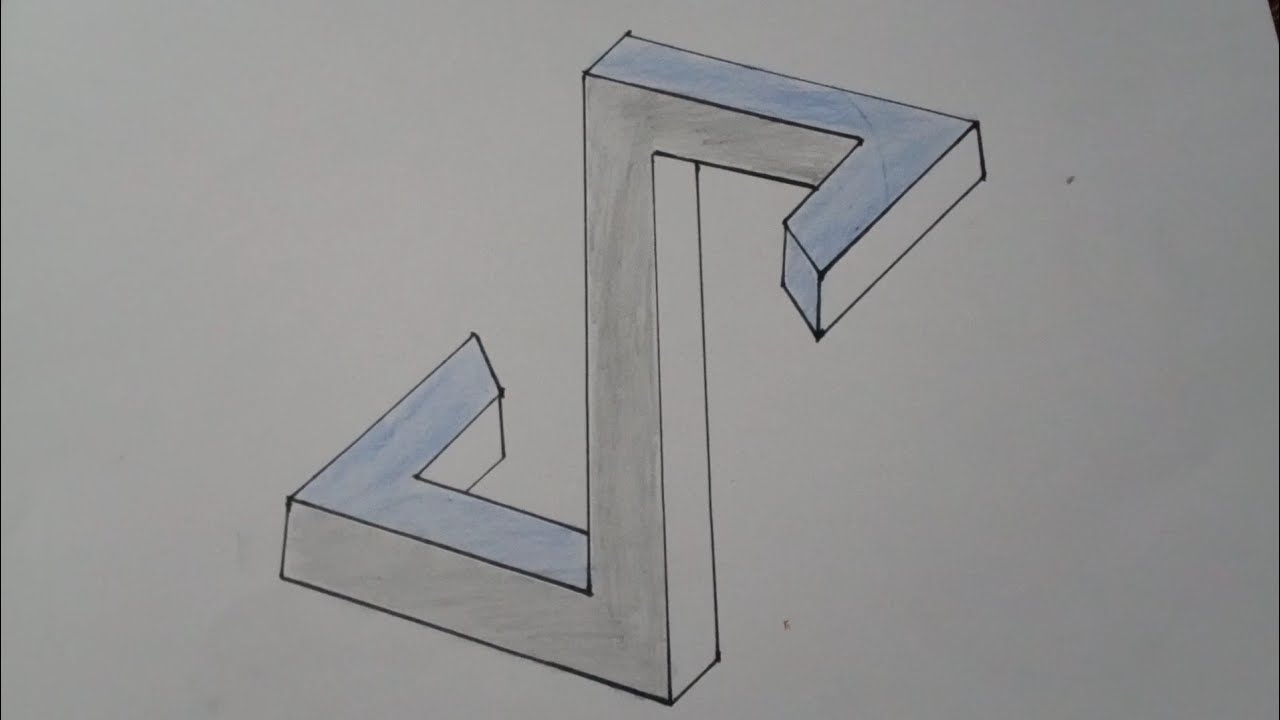 Easy optical illusion drawing| Trick Art|cool optical illusion ...