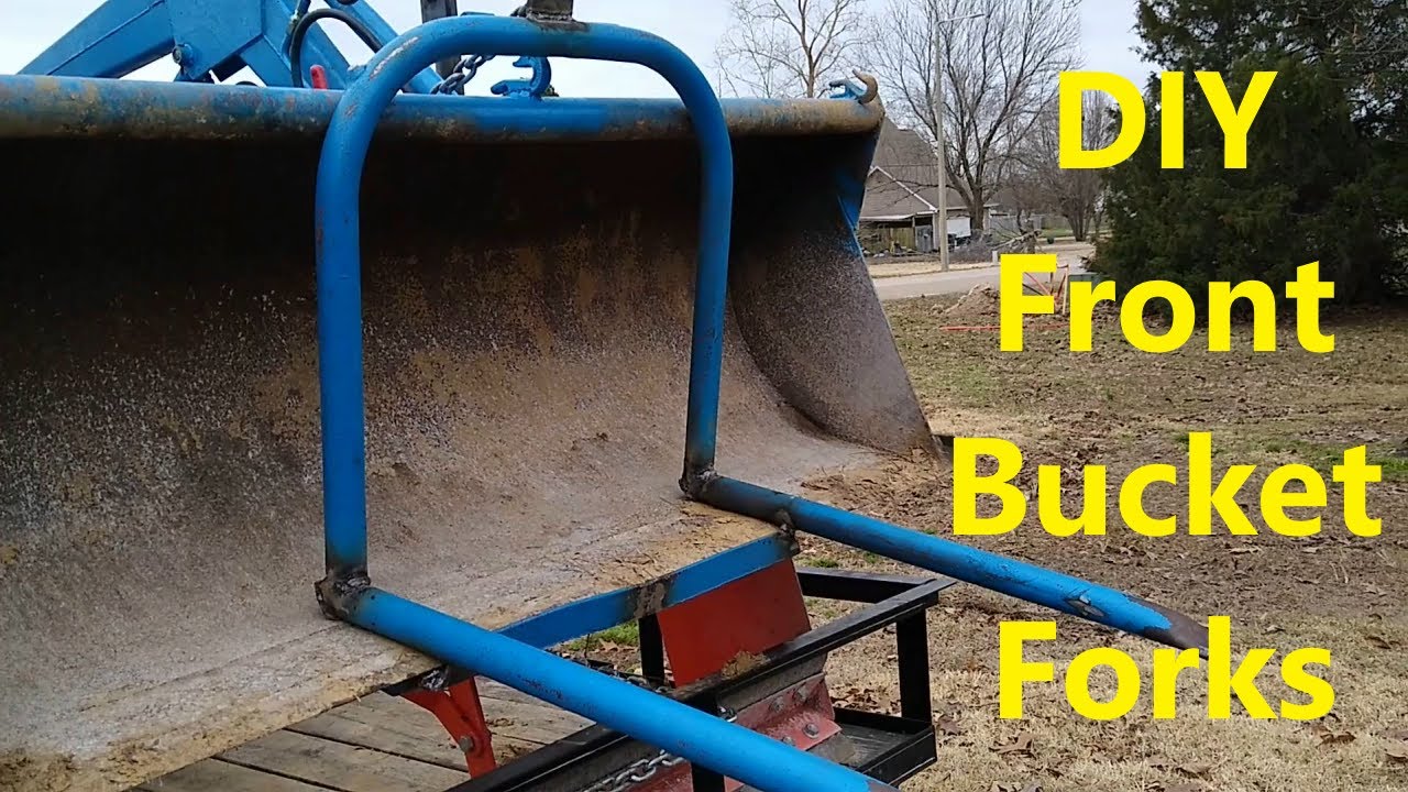 DIY Tractor Front End Loader Forks - YouTube