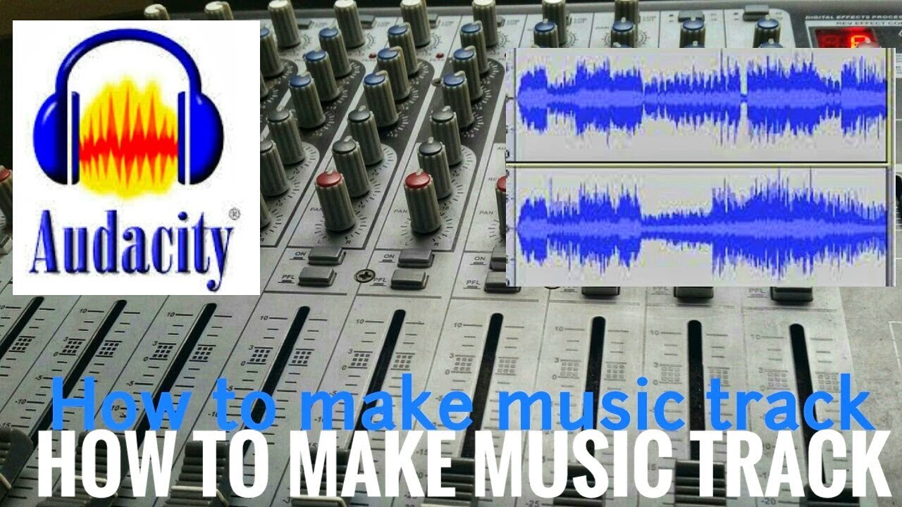 How to make music track on laptop - YouTube