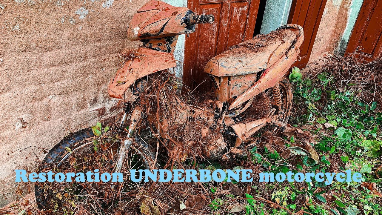 Restoration motorcycle rustic old broken | Restore dirty motorbike ...