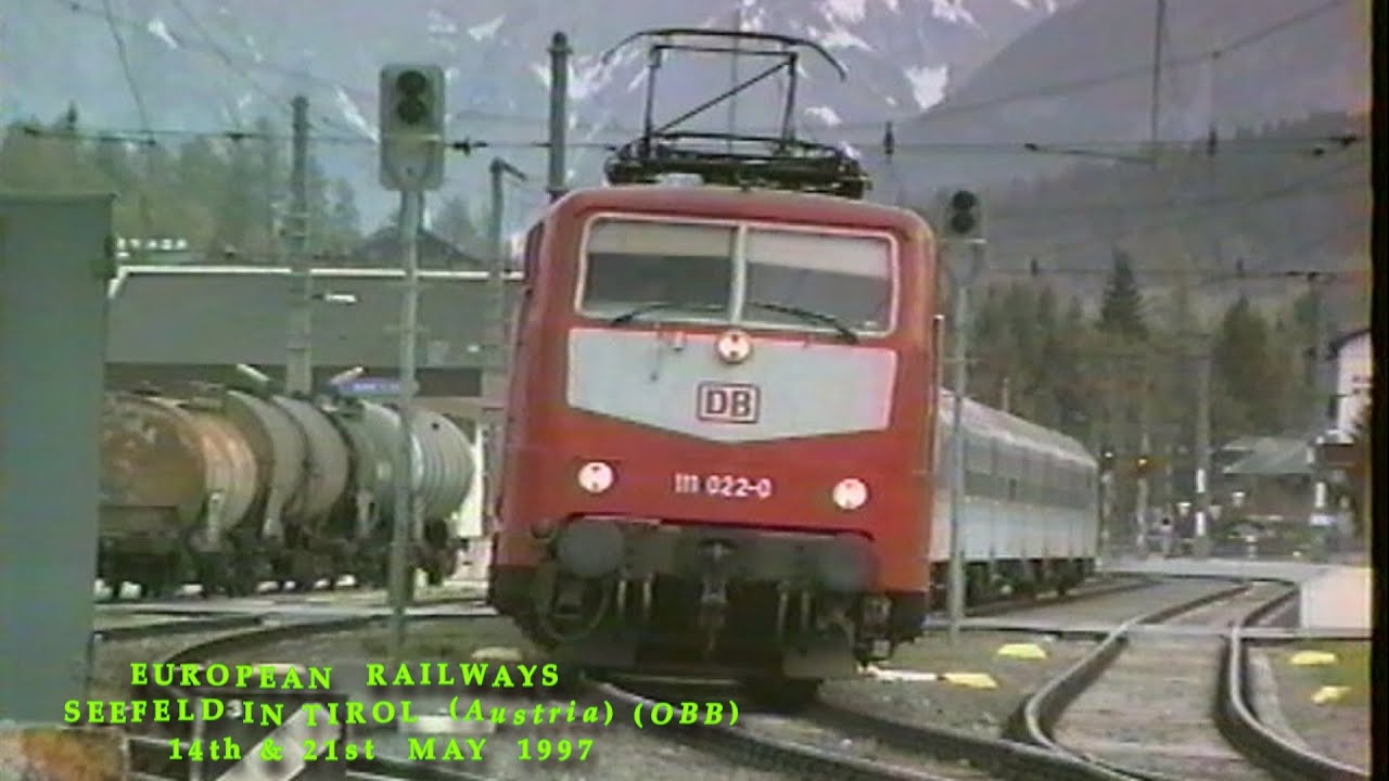 European Railways in the 1990s Seefeld in Tirol (Austria OBB) on 14th ...