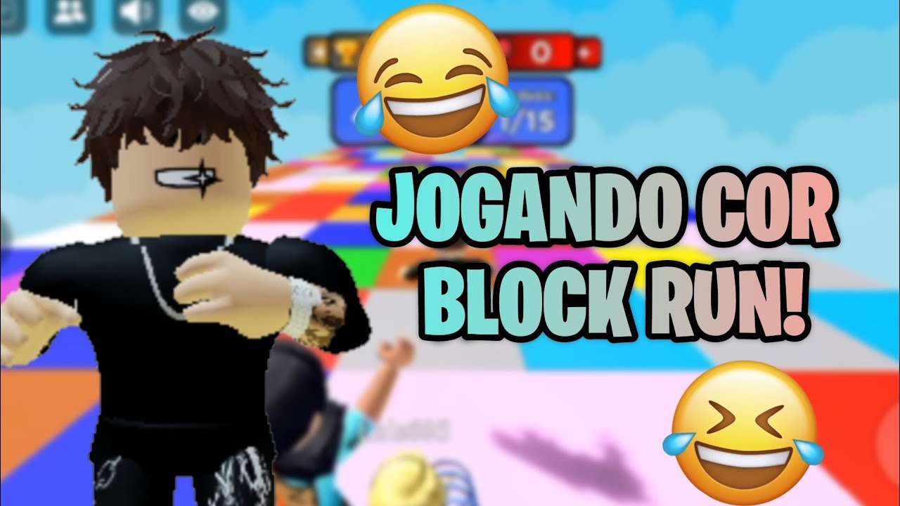 JOGUEI COR BLOCK RUN NO ROBLOX E FOI MUITO ENGRAÇADO 😂😂😂 - YouTube