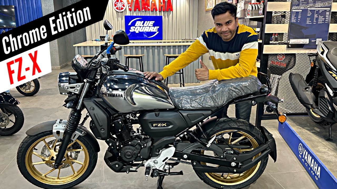 All New Yamaha FZ-X Chrome Edition 2024 is Here | All Details On Road ...