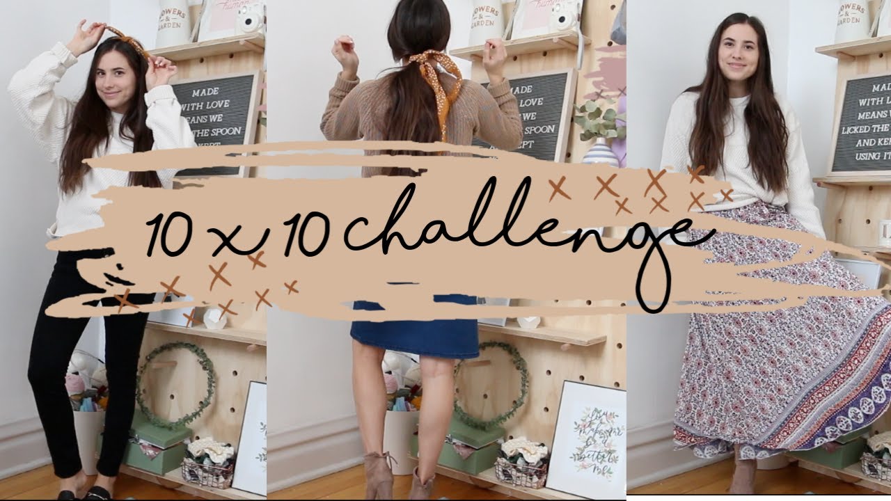 10 x 10 Outfit Challenge | Winter Edition - YouTube