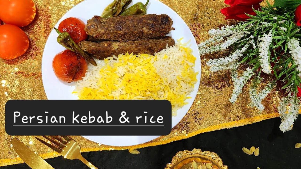 Authentic Persian Kebab Recipe with Perfectly Cooked Rice - YouTube