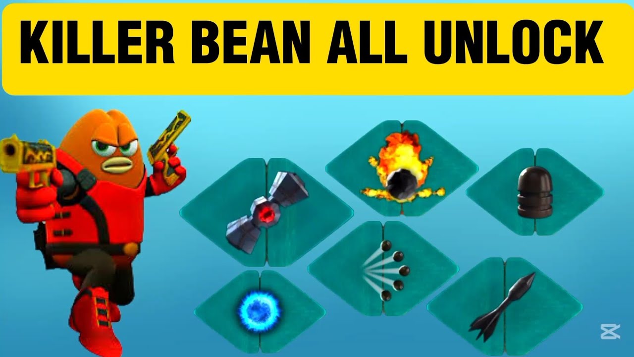 How to unlock all weapons in killer bean unleashed - YouTube