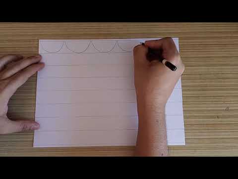 Basic Drawing Techniques Part - 10, Bottom Half Circle - YouTube