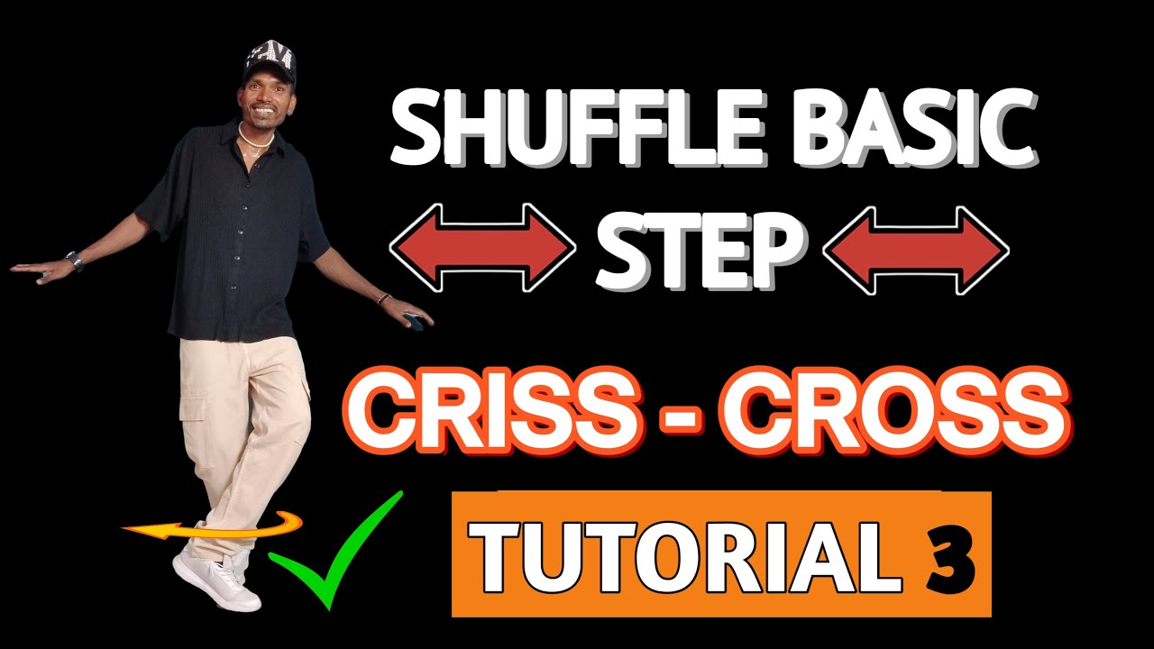 Criss cross shuffle step tutorial 3 - YouTube