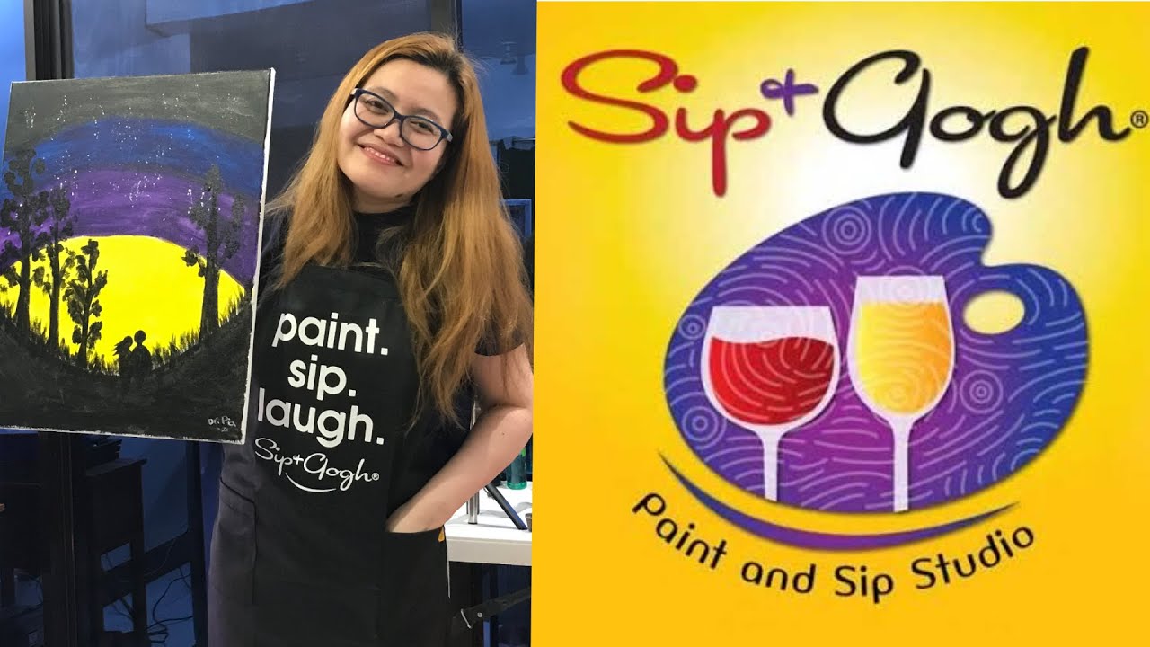 Sip N Gogh Online Art Class - YouTube