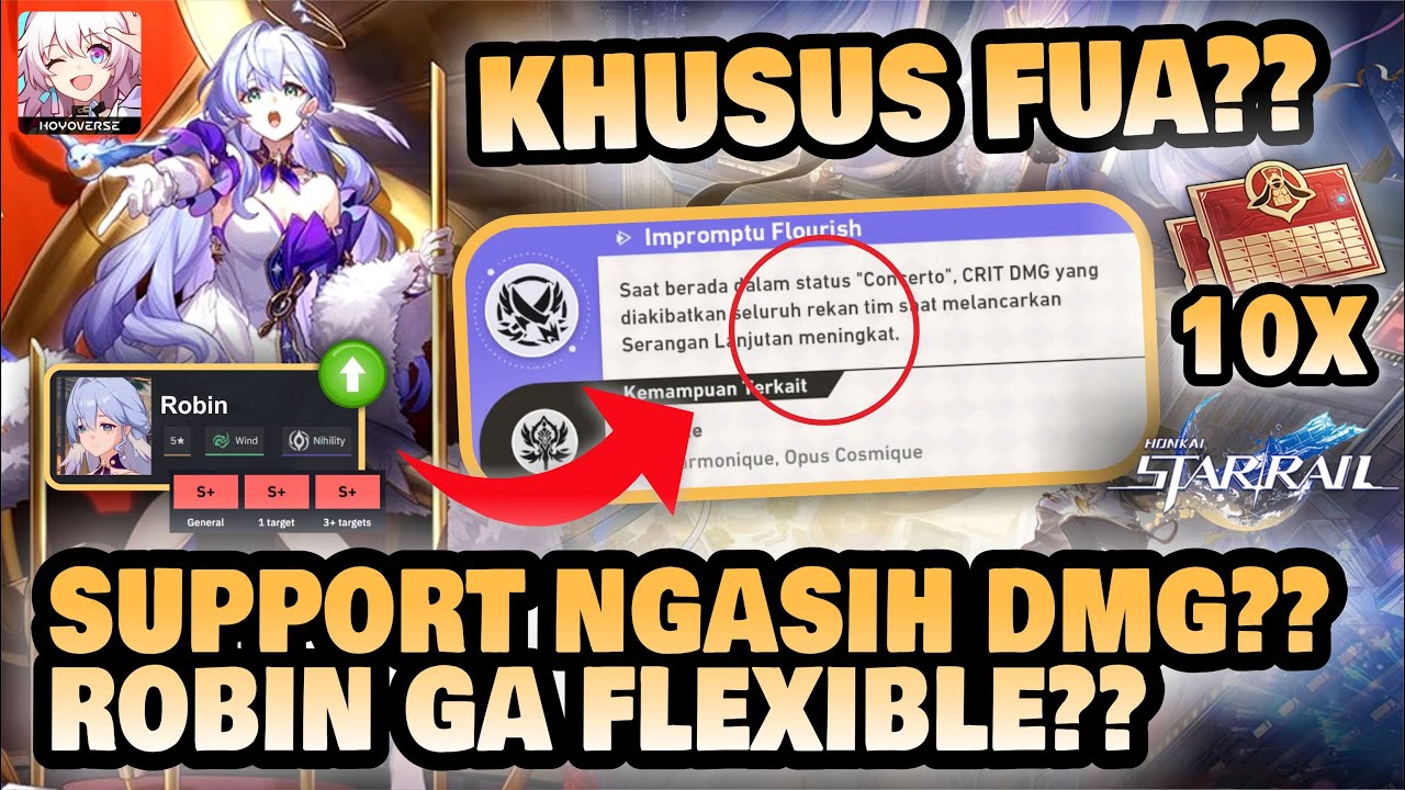 OFFICIAL KIT ROBIN!! Support BERDAMAGE??! +GIVEAWAY! 🤔 | Honkai: Star Rail - YouTube