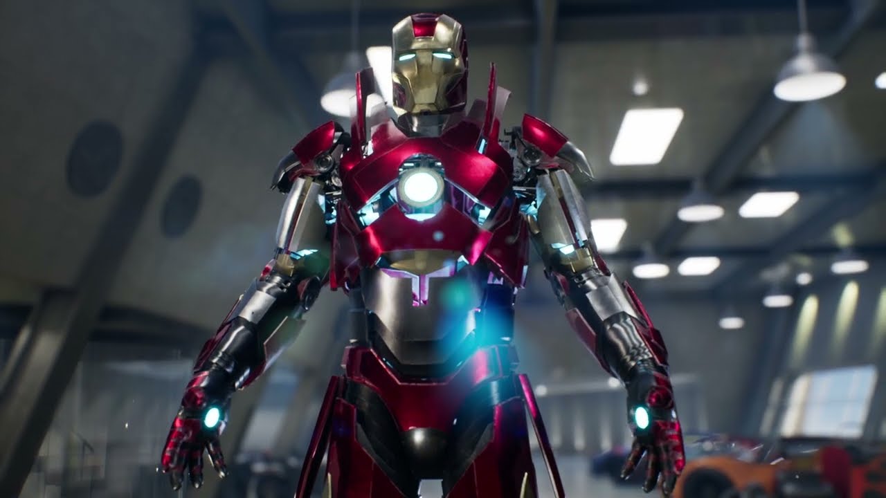 Iron Man Mark 16 Armor Minifig Den Marvel >Iron