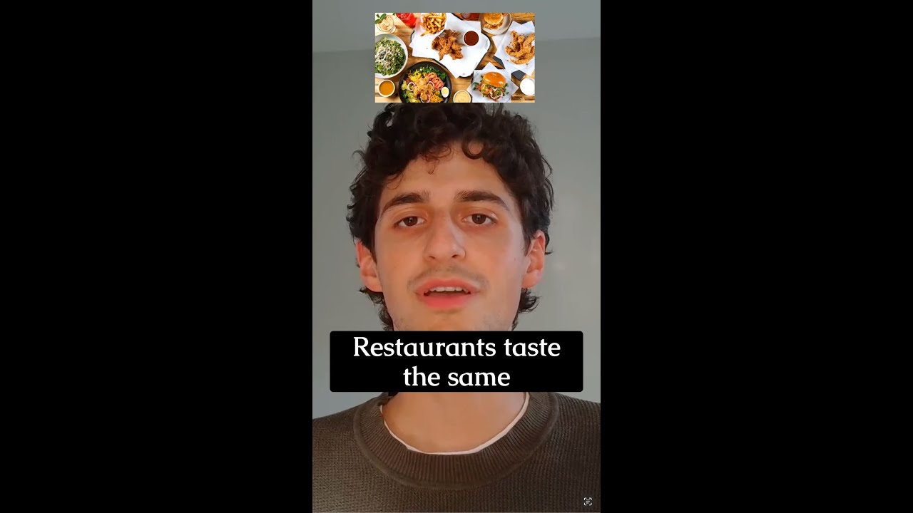Why do restaurants taste the same? - YouTube