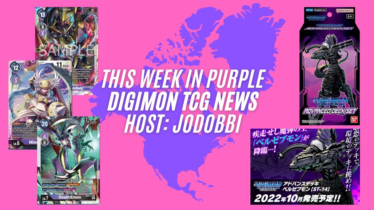Purple Digimon TCG Weekly News (Episode 1) - Digimon TCG ENG - YouTube