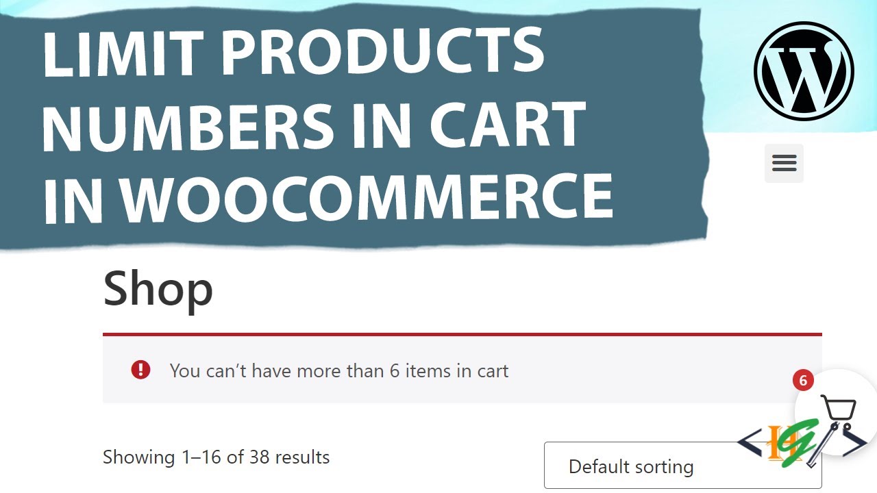 How To Set Limit Products Cart Item Quantities Using Custom Code In Woocommerce Wordpress