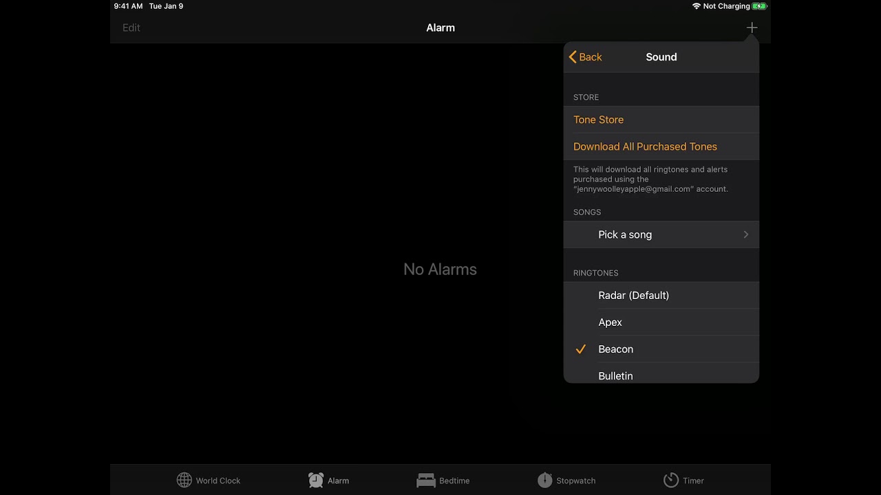 Setting Alarms and Schedule on the I Pad - YouTube