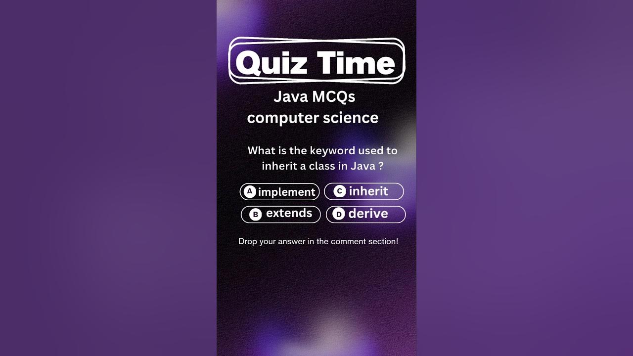 Java MCQs computer science #exam #isc #interview #,java#education # ...