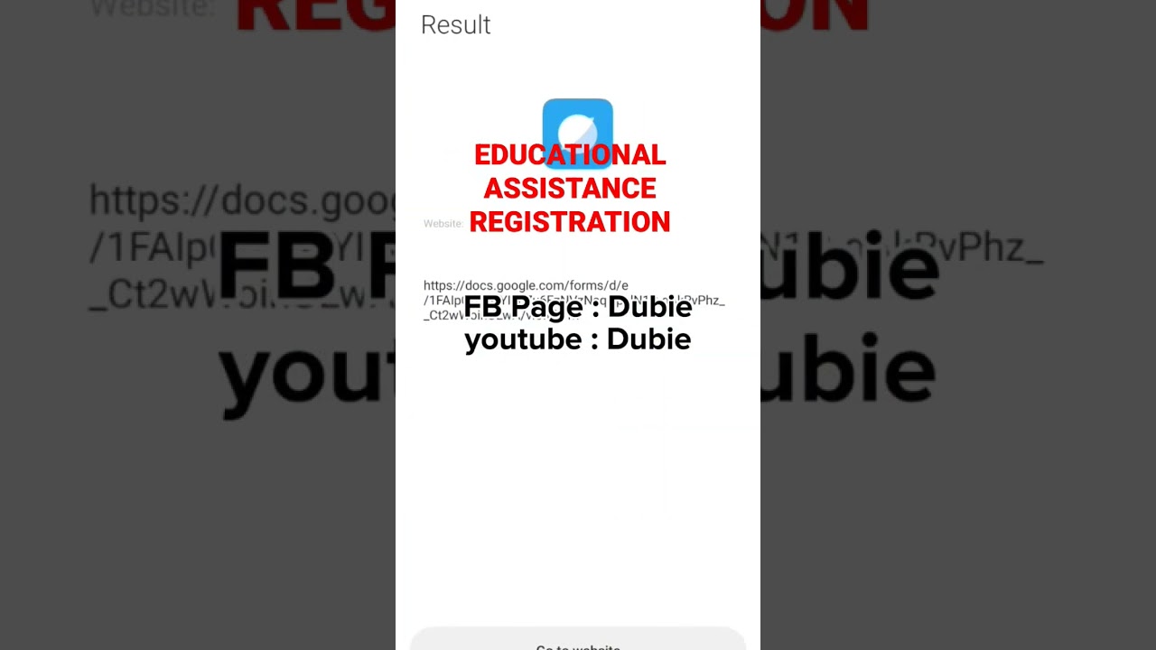 EDUCATIONAL ASSISTANCE TUTORIAL REGISTRATION LINK - YouTube