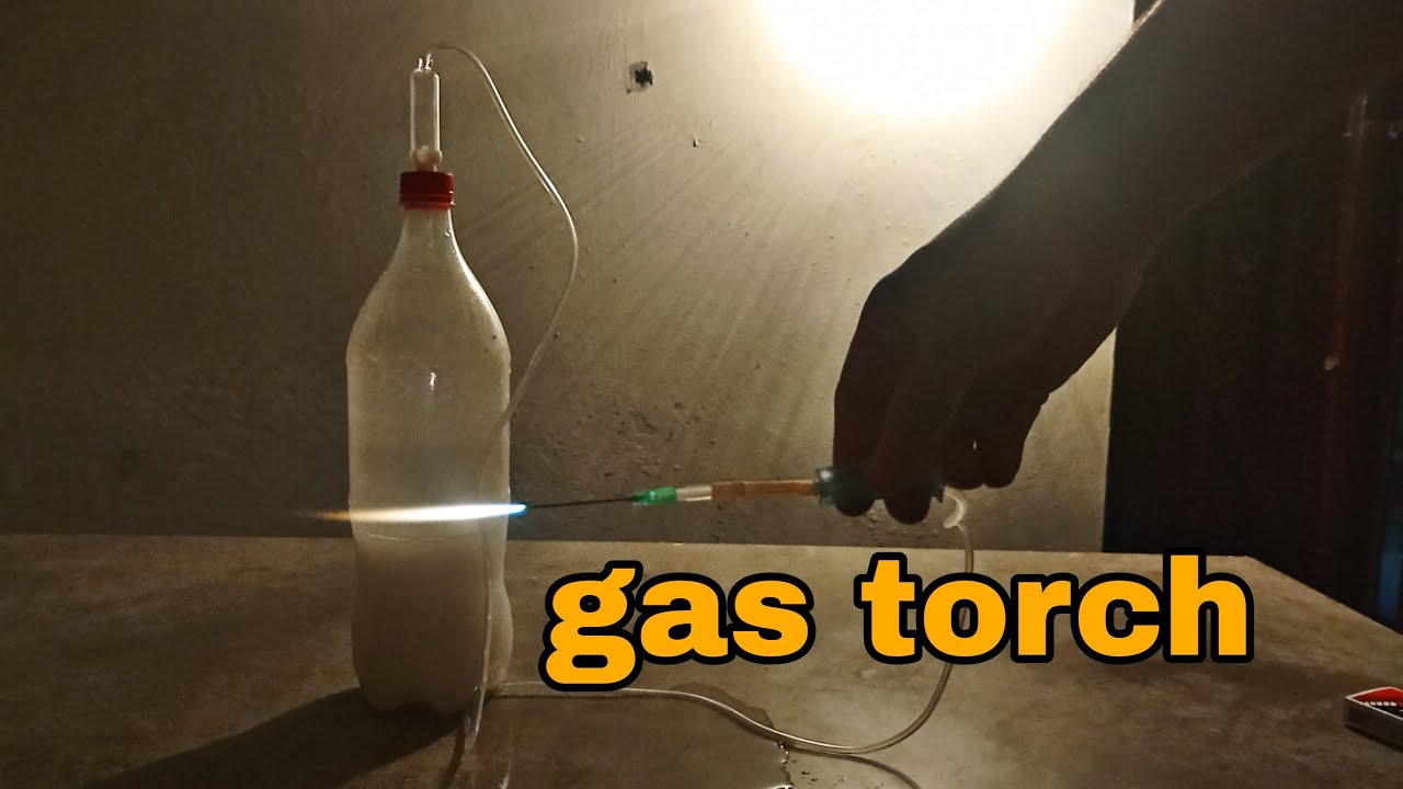 Simple gas torch experiment - YouTube