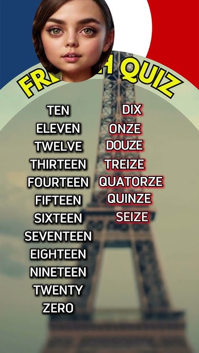 Numbers in French, FRENCH QUIZ to test your knowledge. - YouTube