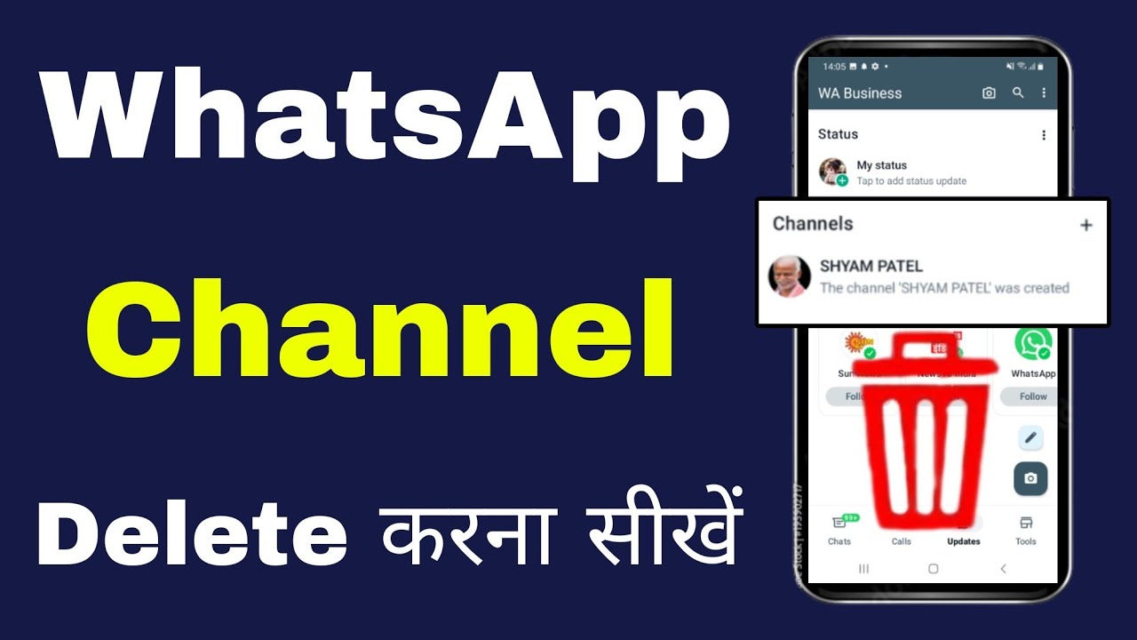whatsApp channel delete kaise kare | Whatsapp channel remove ...