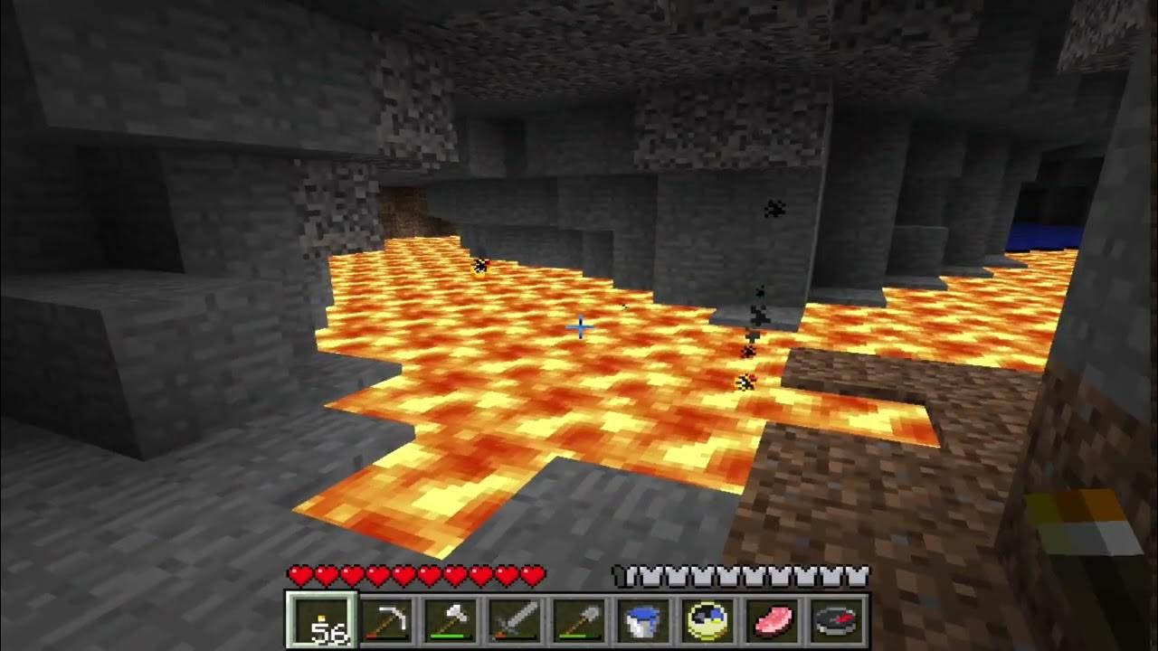 Beta Minecraft V1.7.3 Part 3 Mining and Start of a new base - YouTube