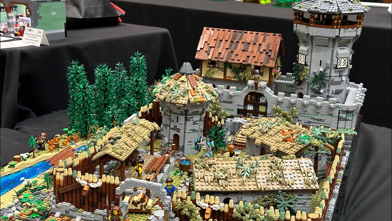 LEGO Motte And Bailey Castle - BrickCan 2024 - YouTube