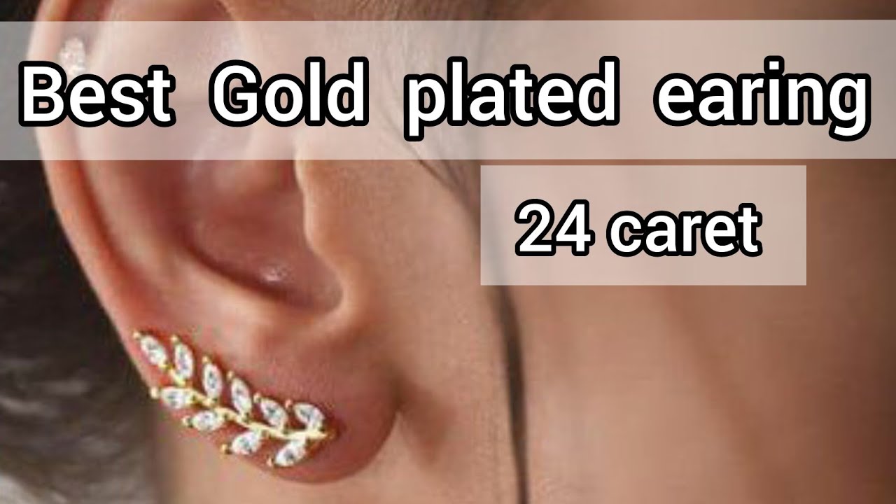 Best gold earing design 2020 | Gold plated earing - YouTube