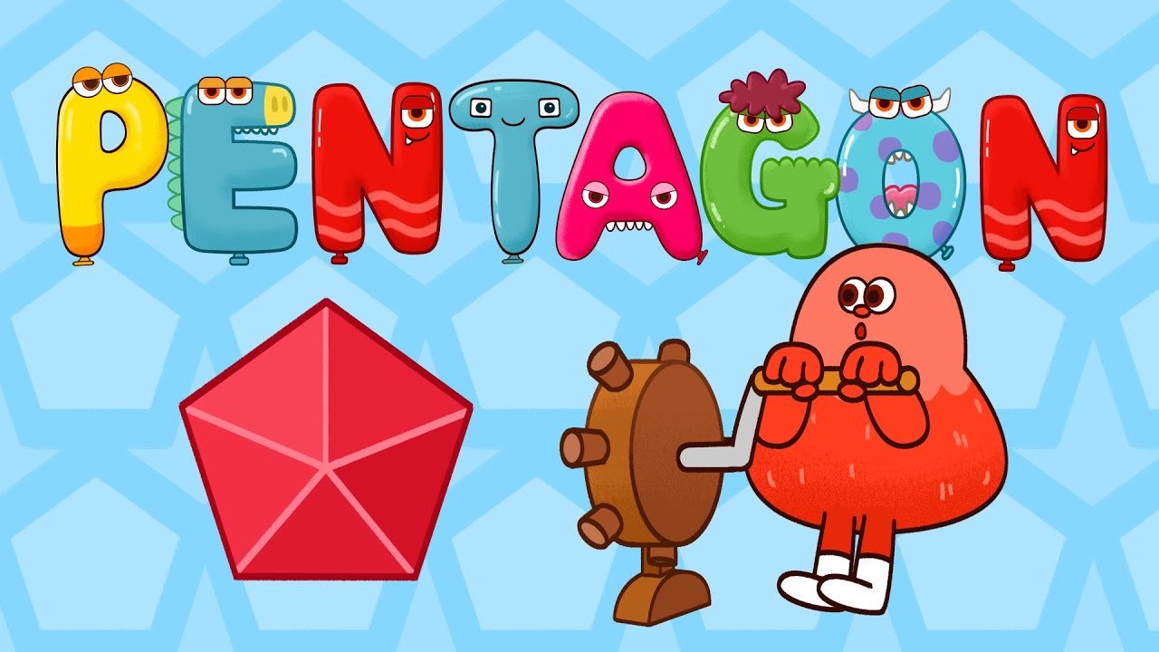 SHAPE SONG 3 :: Pentagon, Hexagon, Heptagon - Shapes Education Nursery ...