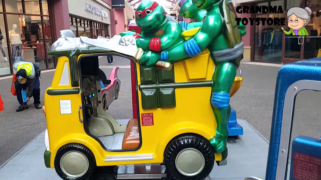 Unboxing TOYS Review/Demos - Teenage mutant ninjia turtles coin bus ...