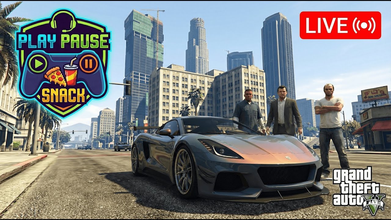 GTA V PS5 Live | Exploring Los Santos From the Beginning Part 2 - YouTube