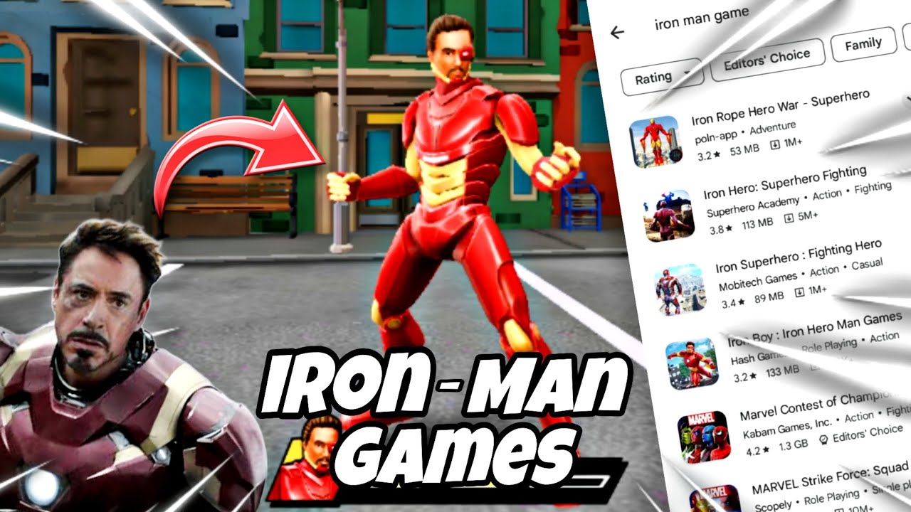 Trying Worst Iron Man Game From Play Store...!! - YouTube