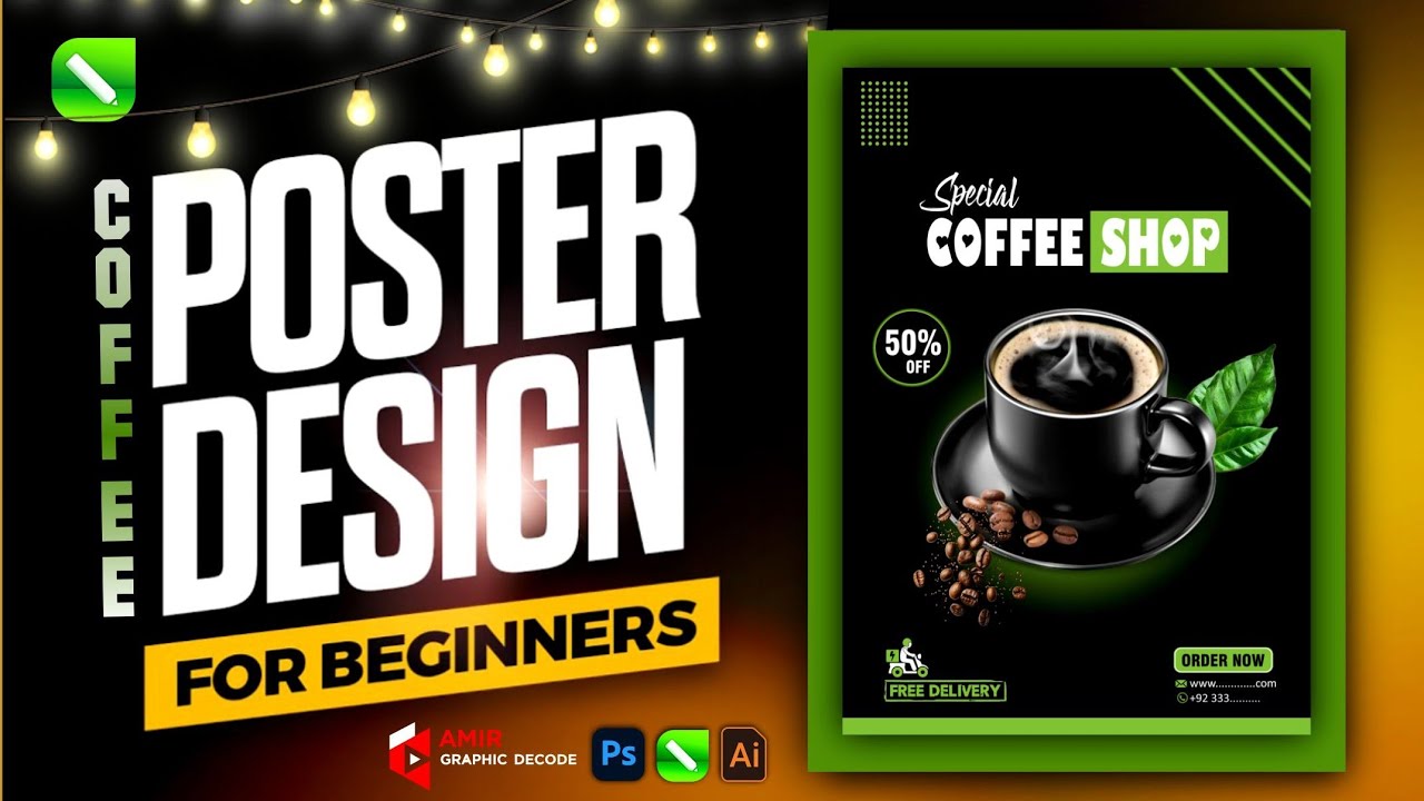 Poster Design CorelDraw 2025 Tutorial for Beginners !! - YouTube