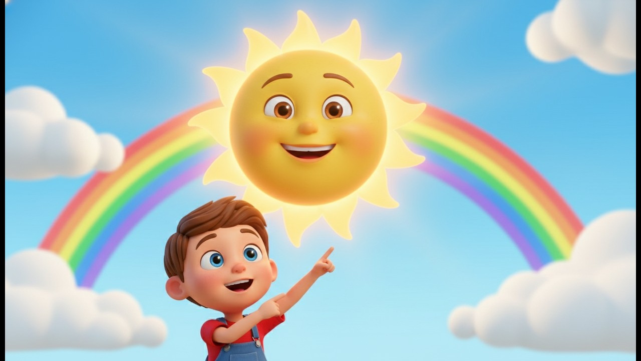 Sun Song for Kids ☀️ | Bright Sunshine Rhyme | Preschool Learning Song ...