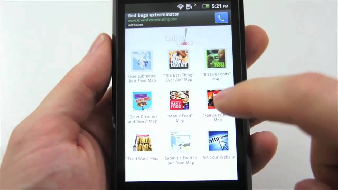 ChowSpots 1.6 Demo (Android Food App) - YouTube