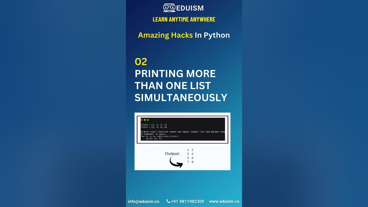 Amazing Hacks In Python Python Programminglanguage Coding Ml Ai Webdev Pythonprogramming