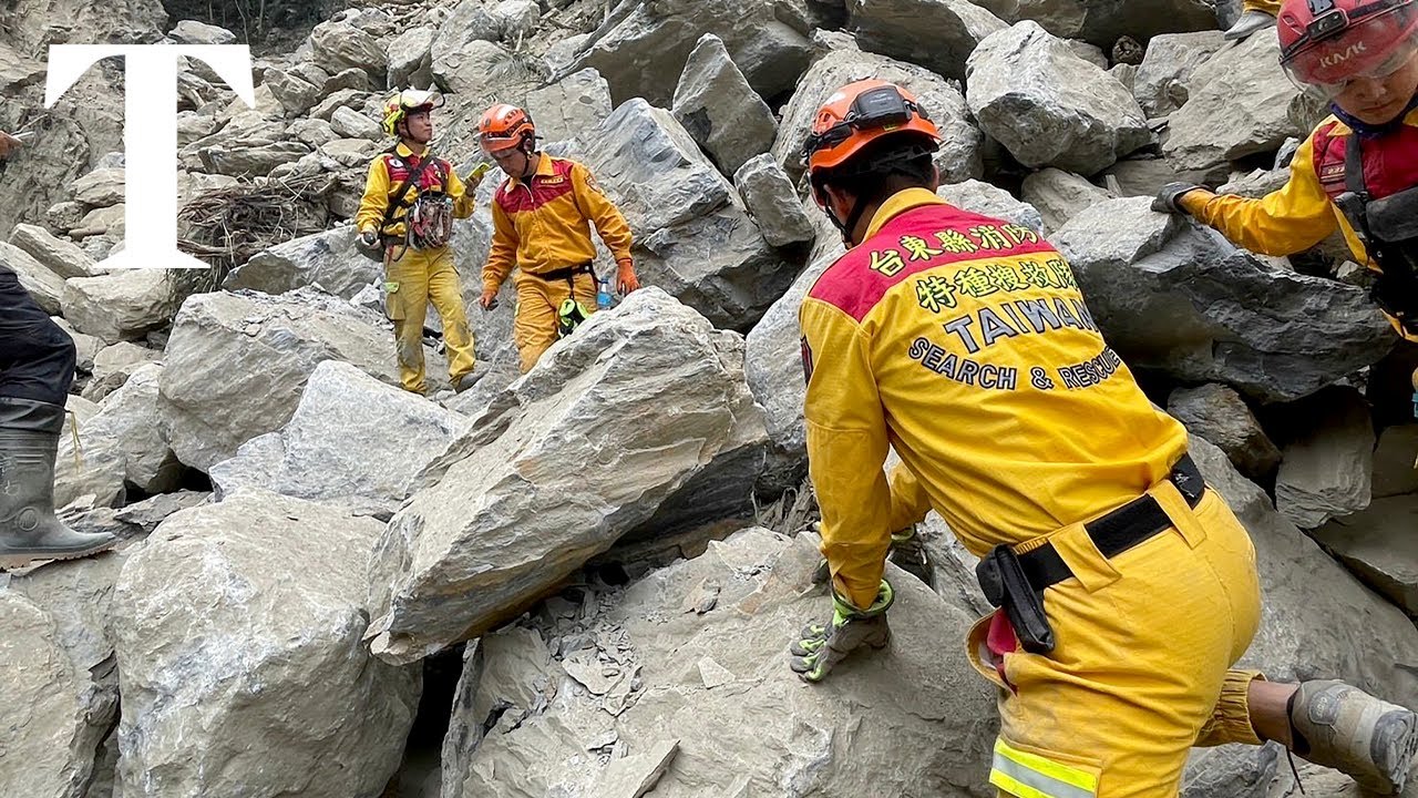 LIVE: Taiwan earthquake: evacuation efforts continue at Taroko National ...