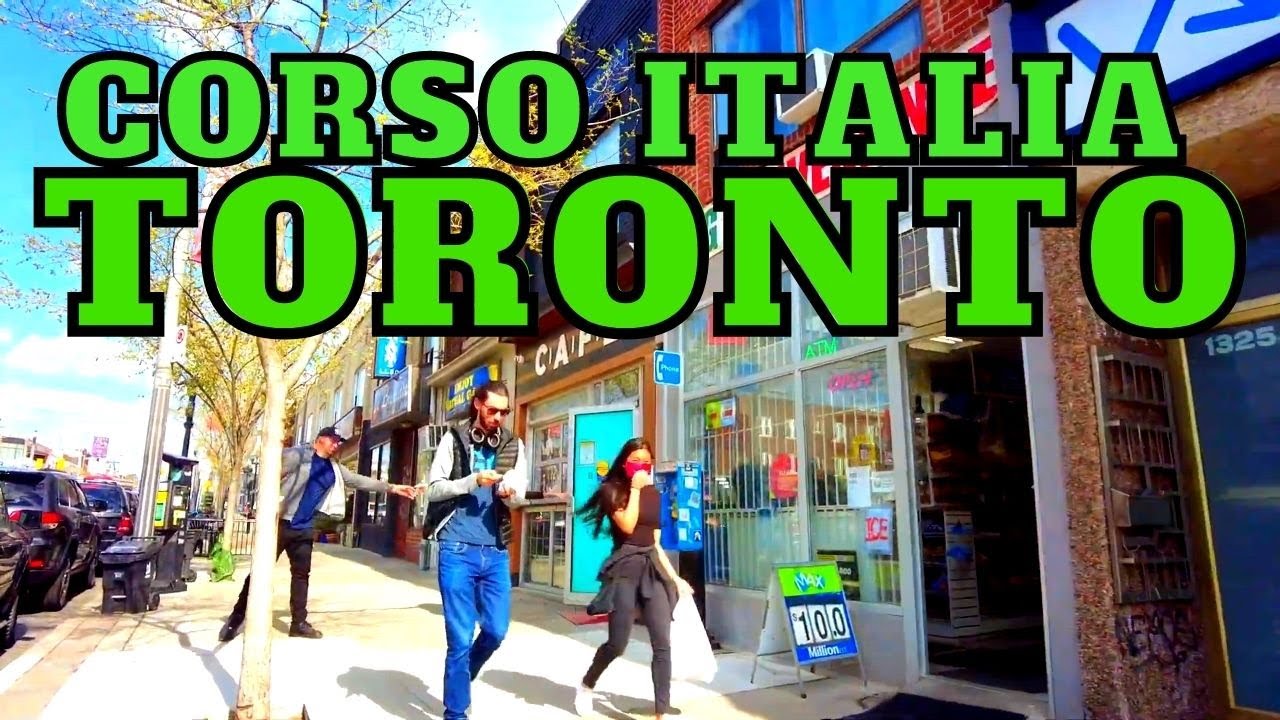 Toronto Corso Italia Neighbourhood Walk, April 21 2021 - YouTube