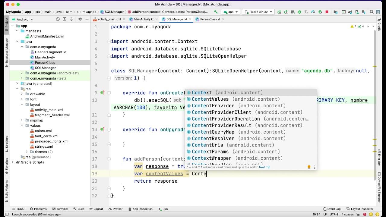 Base de Datos Kotlin - YouTube