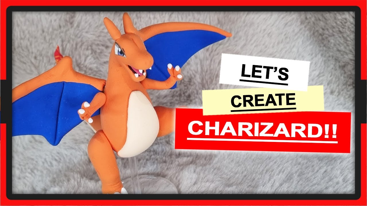 Pokemon Charizard Clay Sculpt - YouTube