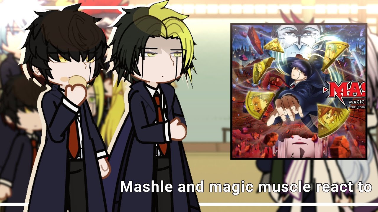 Mashle magic and muscle react to mash [Ships?]🖤💛💪 Subscribe and enjoy ...