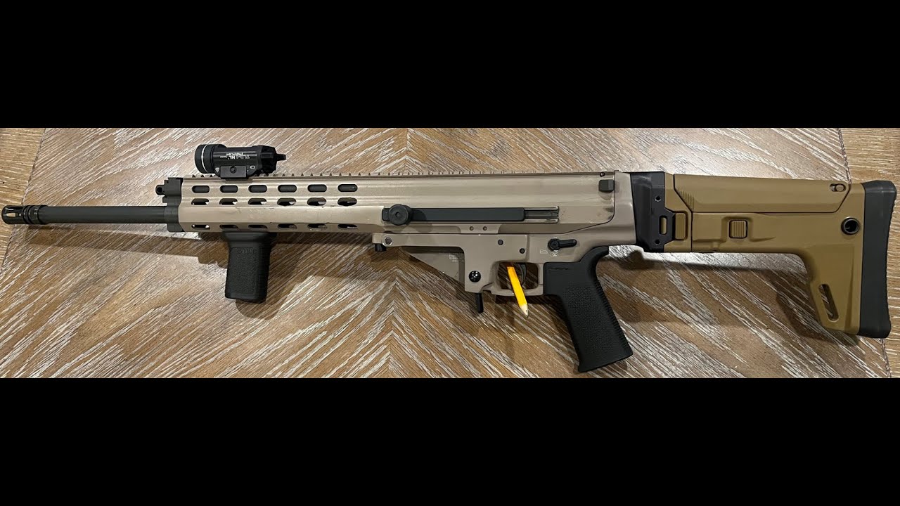 XCR with homemade AK Lower - YouTube